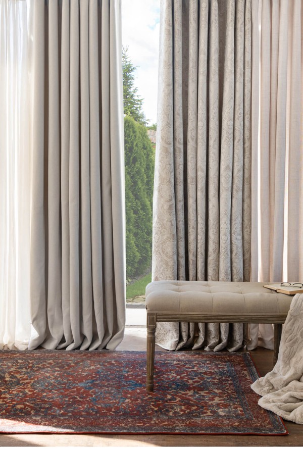 Textured Curtains | Volpes