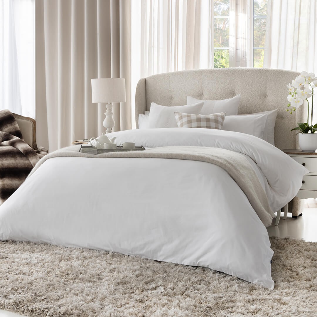 EILENE WHITE DUVET COVER SET | Volpes