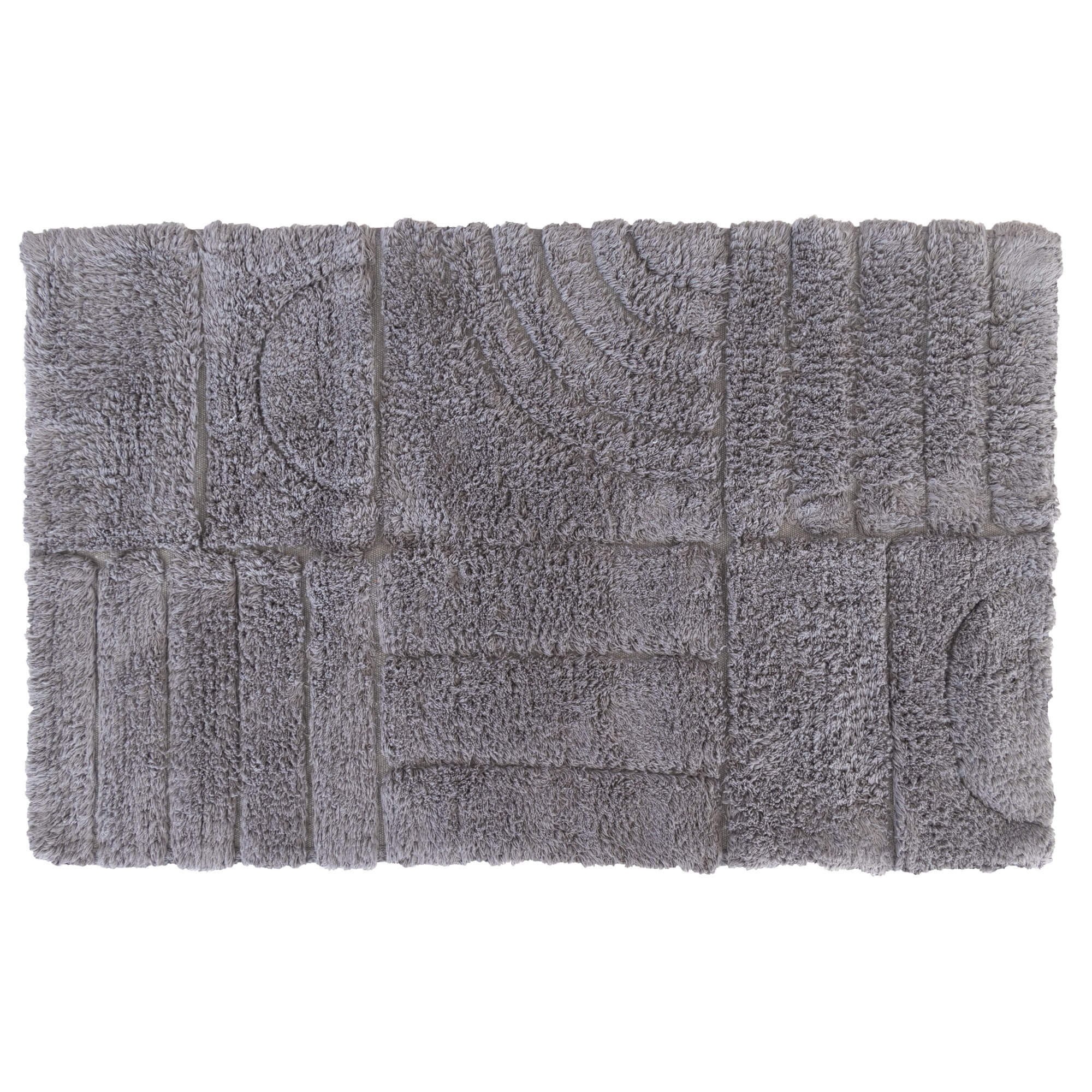 Matteo Charcoal Bath Rug | Volpes