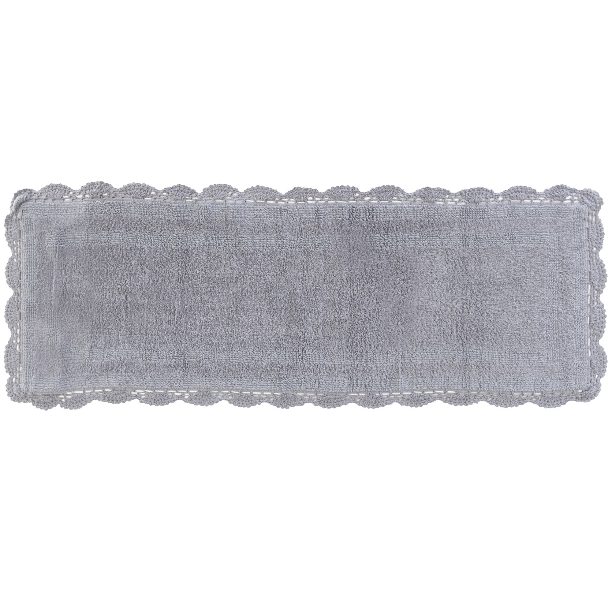 CROCHET CHARCOAL BATH RUG | Volpes