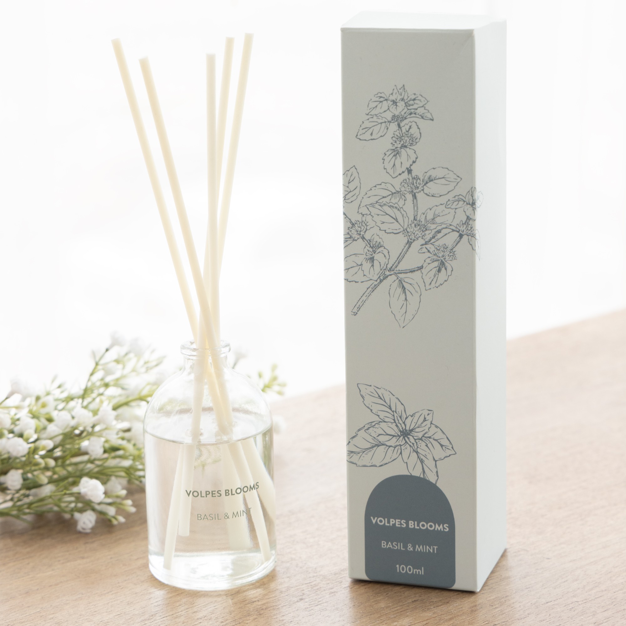REED DIFFUSER BASIL & MINT | Volpes