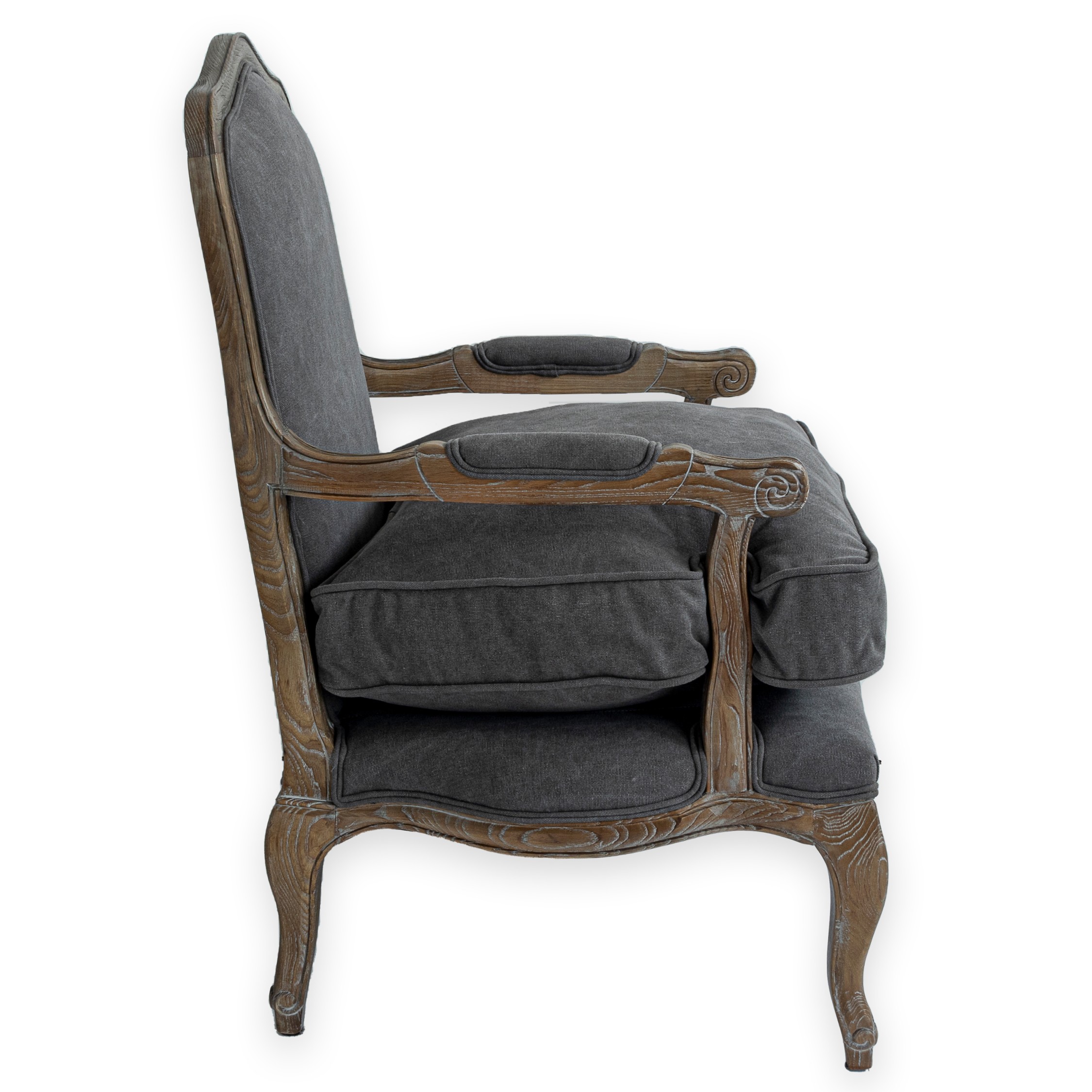 LOUIS BIRCH CHARCOAL CHAIR | Volpes