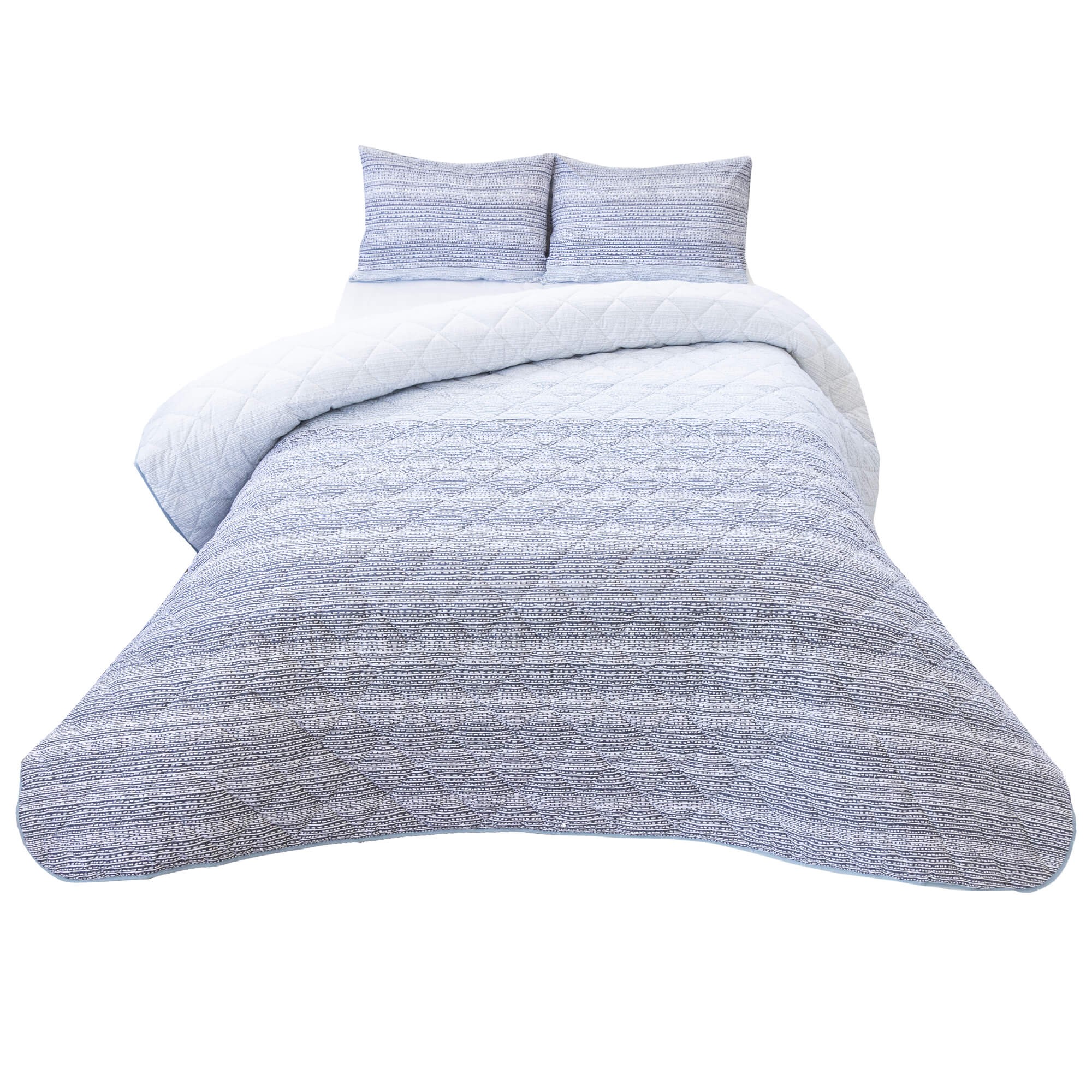 MATEO BLUE COMFORTER SET | Volpes