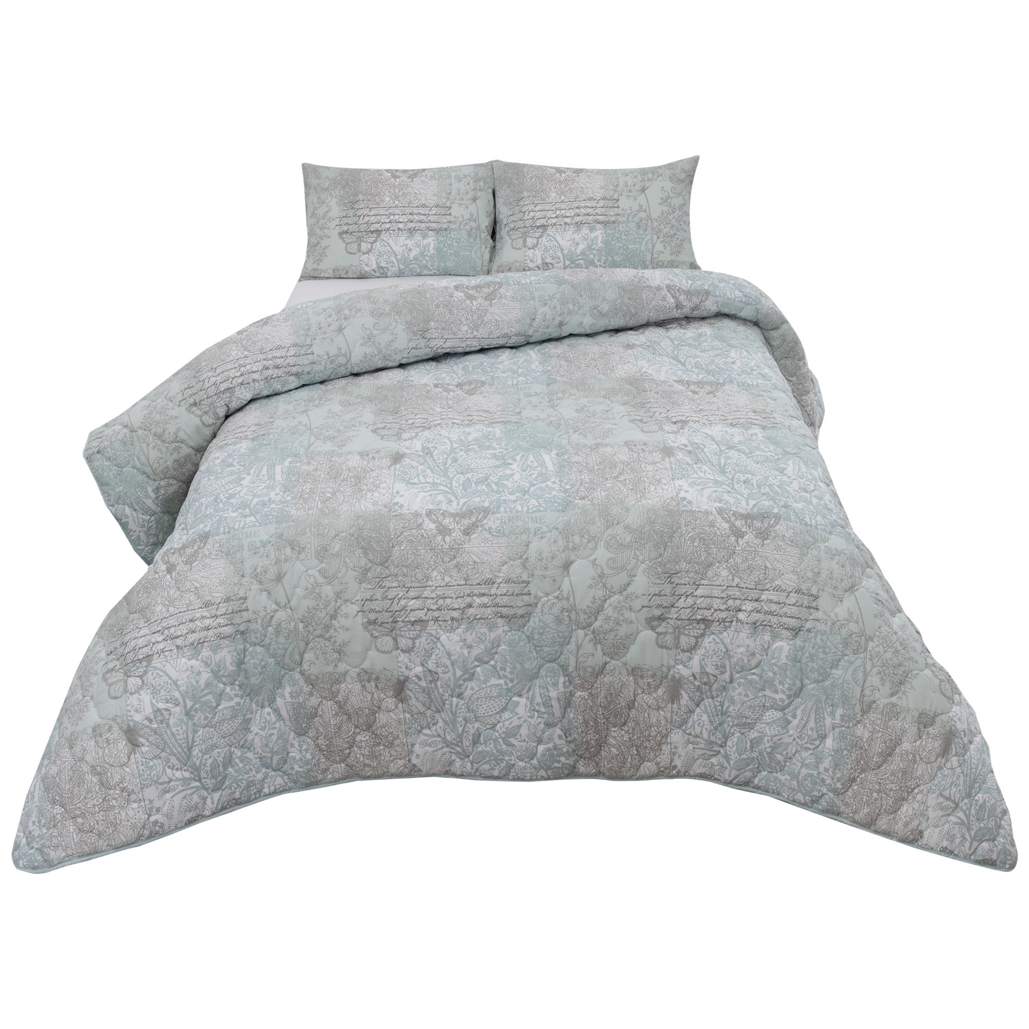 CAROLINE DUCK EGG COMFORTER SET | Volpes