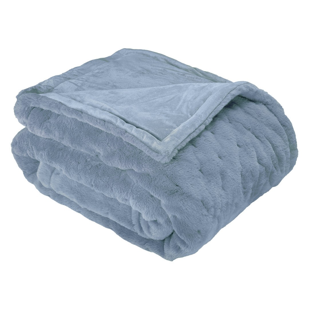 Claire Blue Throw | Volpes