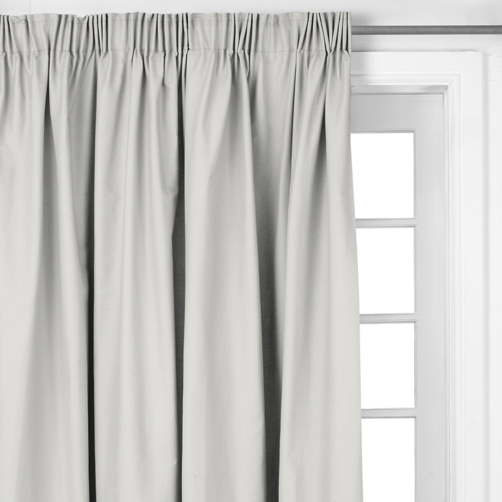 Plain Grey Curtain | Volpes