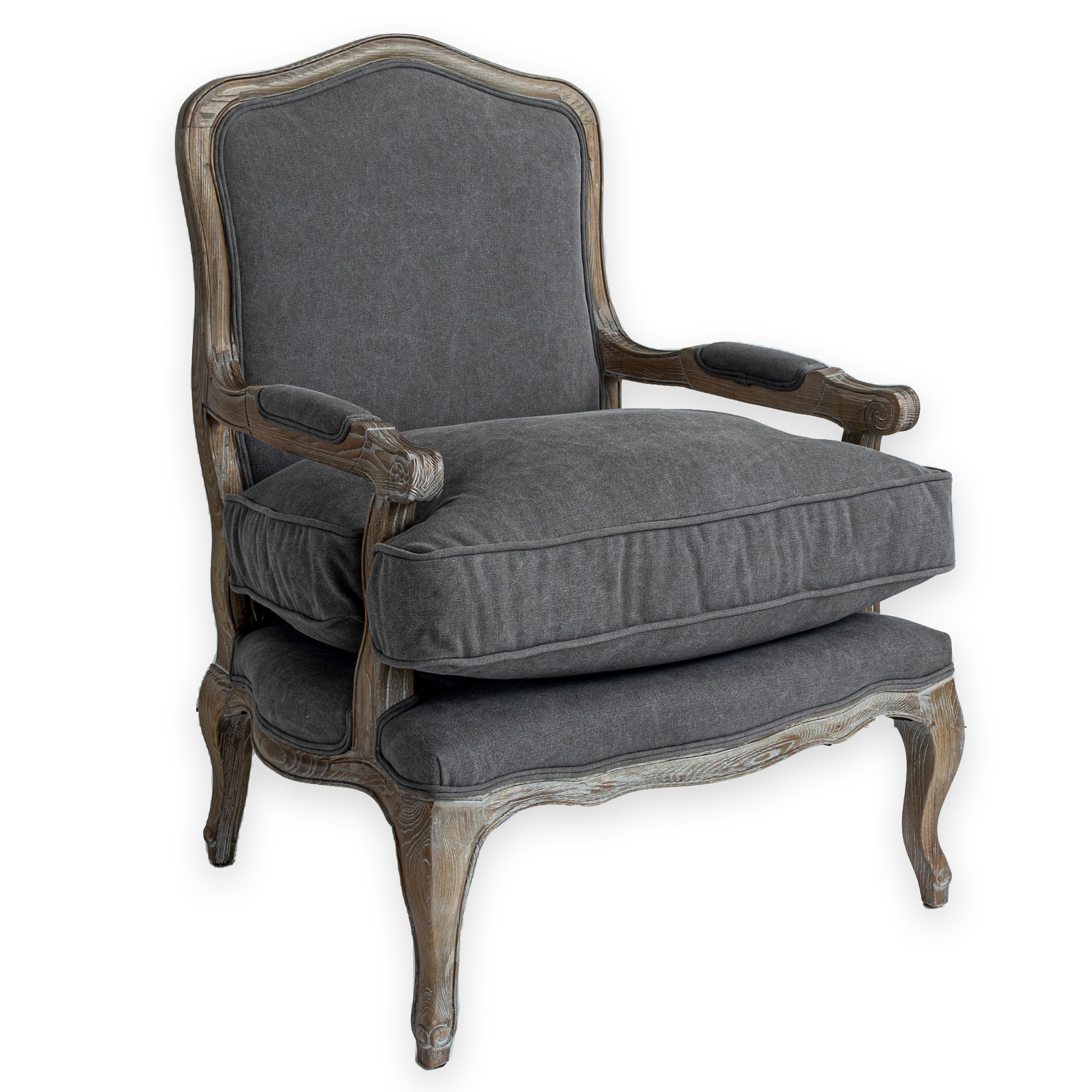 LOUIS BIRCH CHARCOAL CHAIR | Volpes