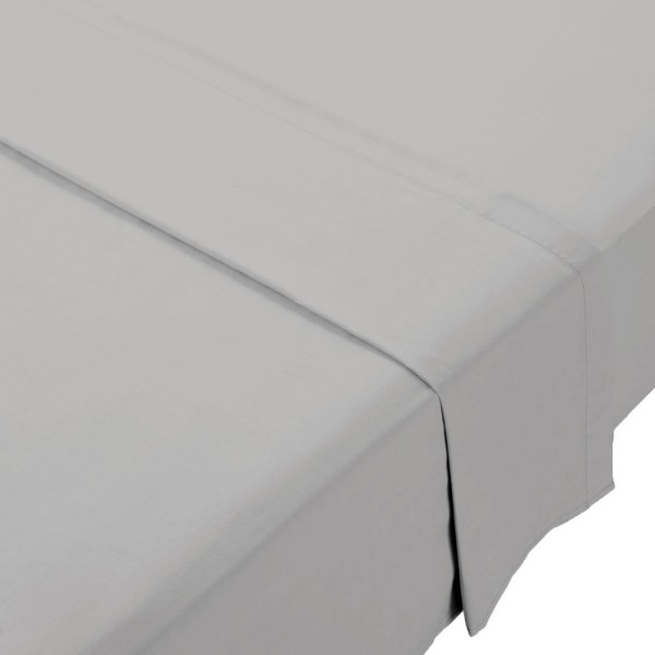 Grey Cotton 200tc Fitted Sheet | Volpes