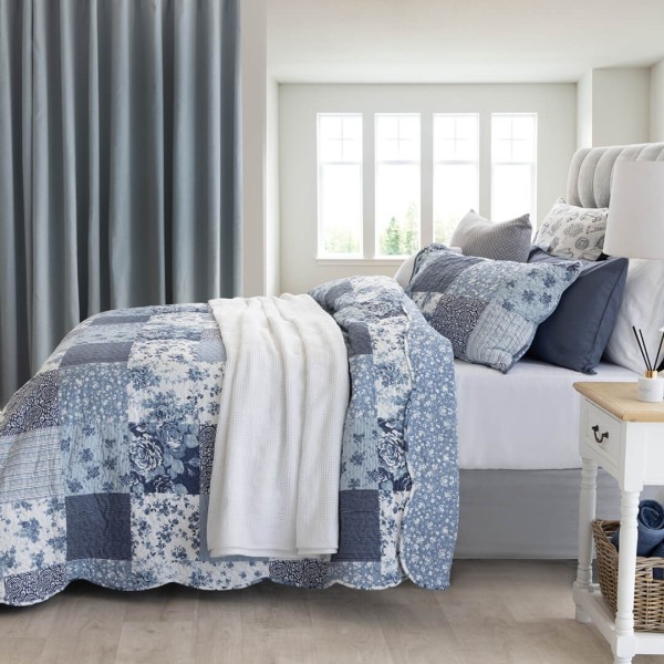 RORY BLUE QUILT SET | Volpes